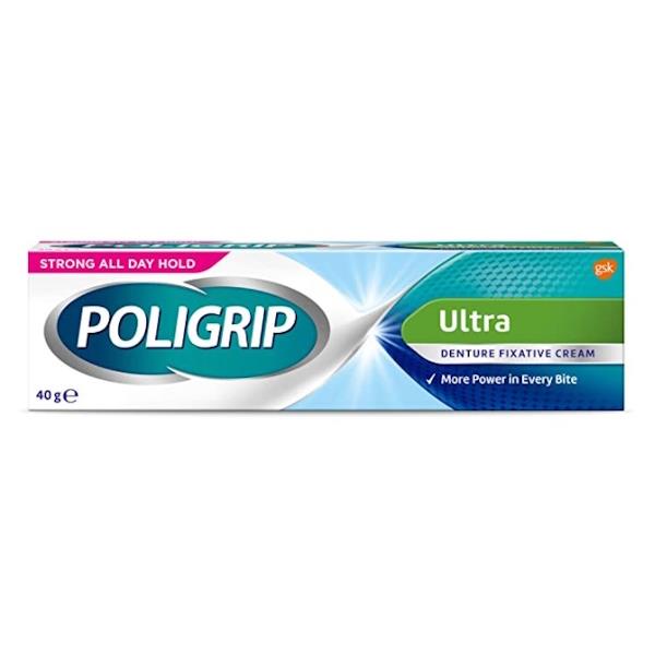 Poligrip Ultra Denture Fixative Cream 40g (Case of 12) – Lionel Wholesale